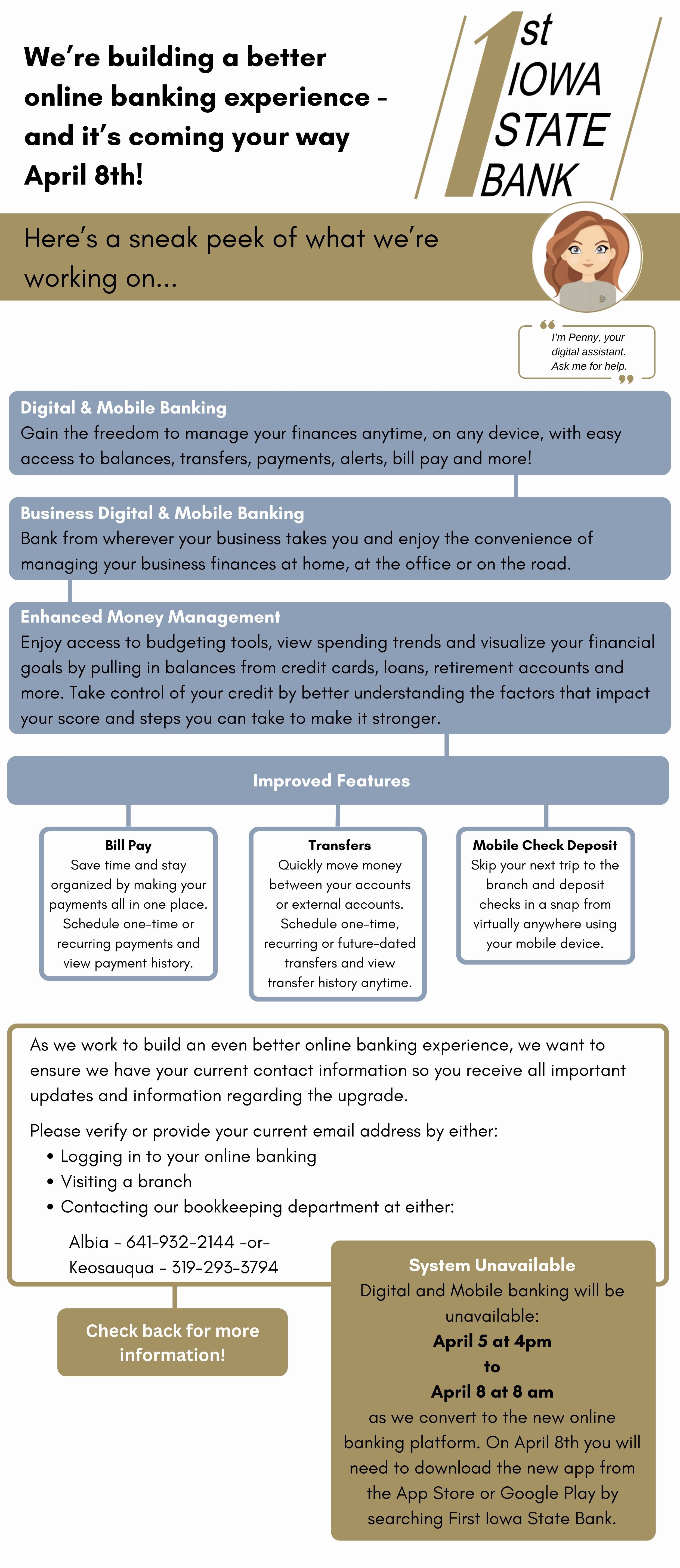 New Online Banking Experience :: First Iowa State Bank